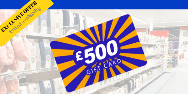 Win a £500 B&M Gift Card | WOW Freebies